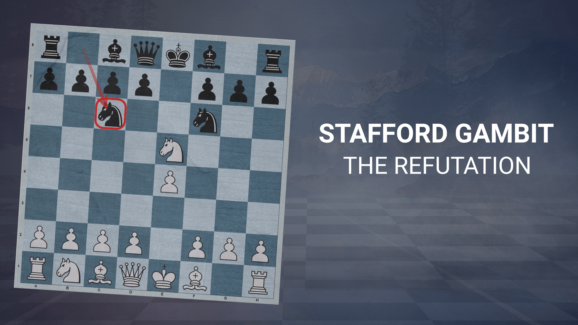 The easiest way to beat the Stafford Gambit (GM Guide)